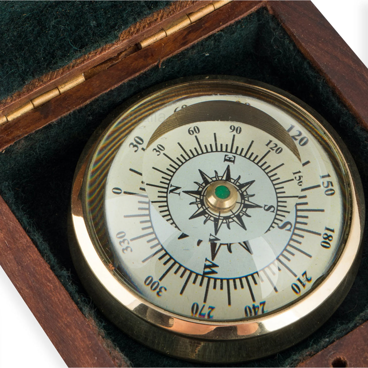 Curved Glass Floating Dial Compass – Ebb+Flow Boutique