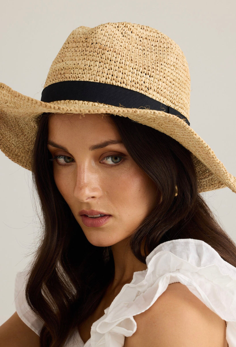 Wander Hat Black Rim – Ebb+Flow Boutique