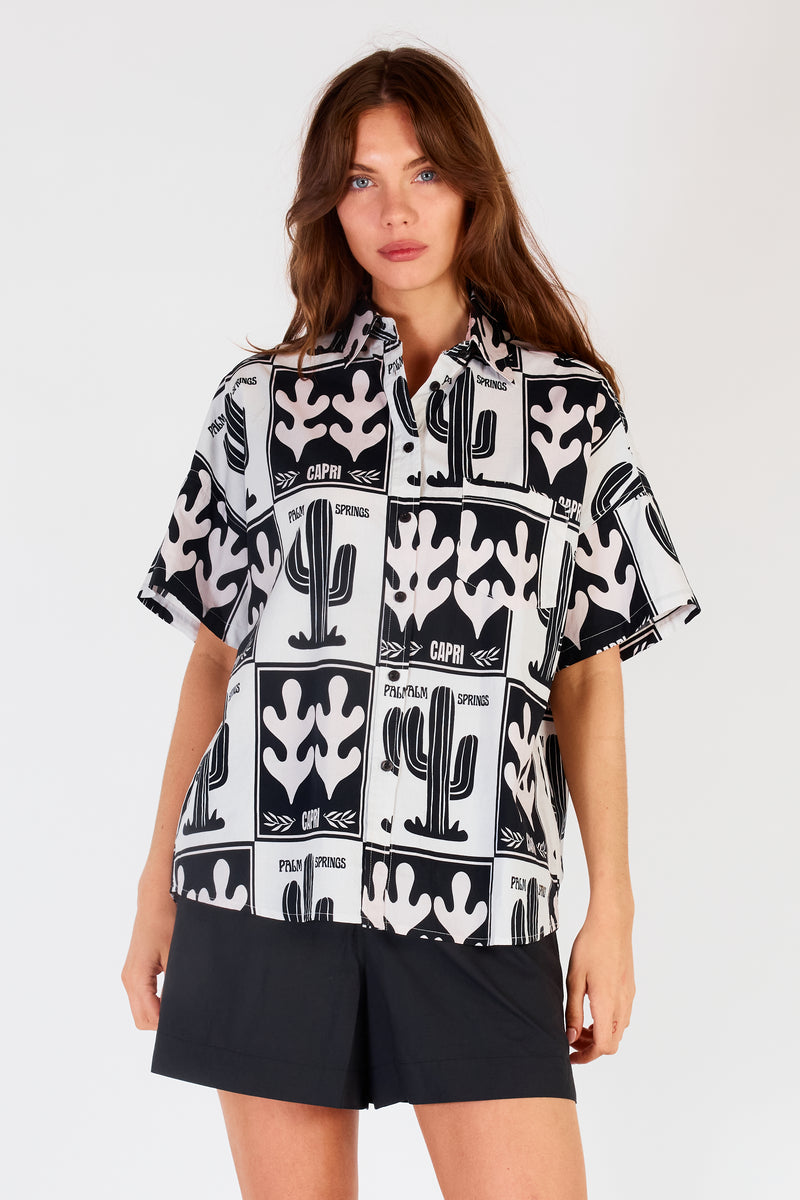 Cassis Shirt Palm Springs Black – Ebb+Flow Boutique